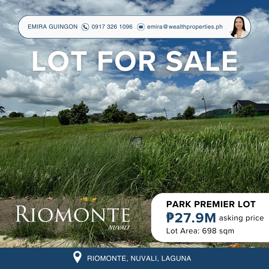 Riomonte, Nuvali Lot for Sale, Property, For Sale, Lot on Carousell