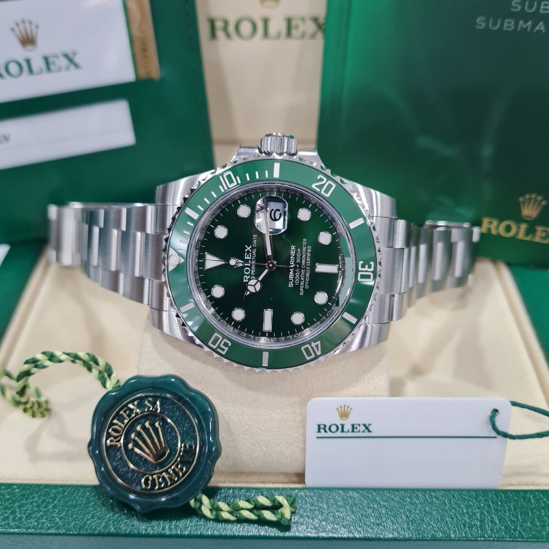 Rolex Submariner Hulk 116610LV 2020, Luxury, Watches on Carousell