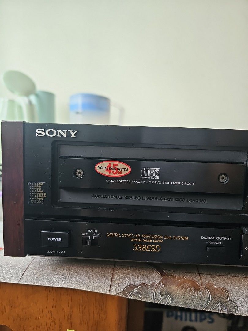 Sony CDP338esD極新保證全正常(日版), 音響器材, 音樂播放裝置 MP3及CD Player - Carousell