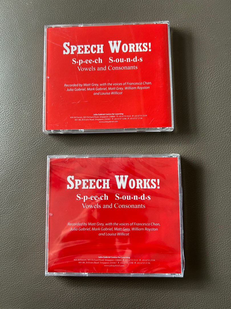 “Speech Works !” By Julia Gabriel, Hobbies & Toys, Music & Media, CDs ...