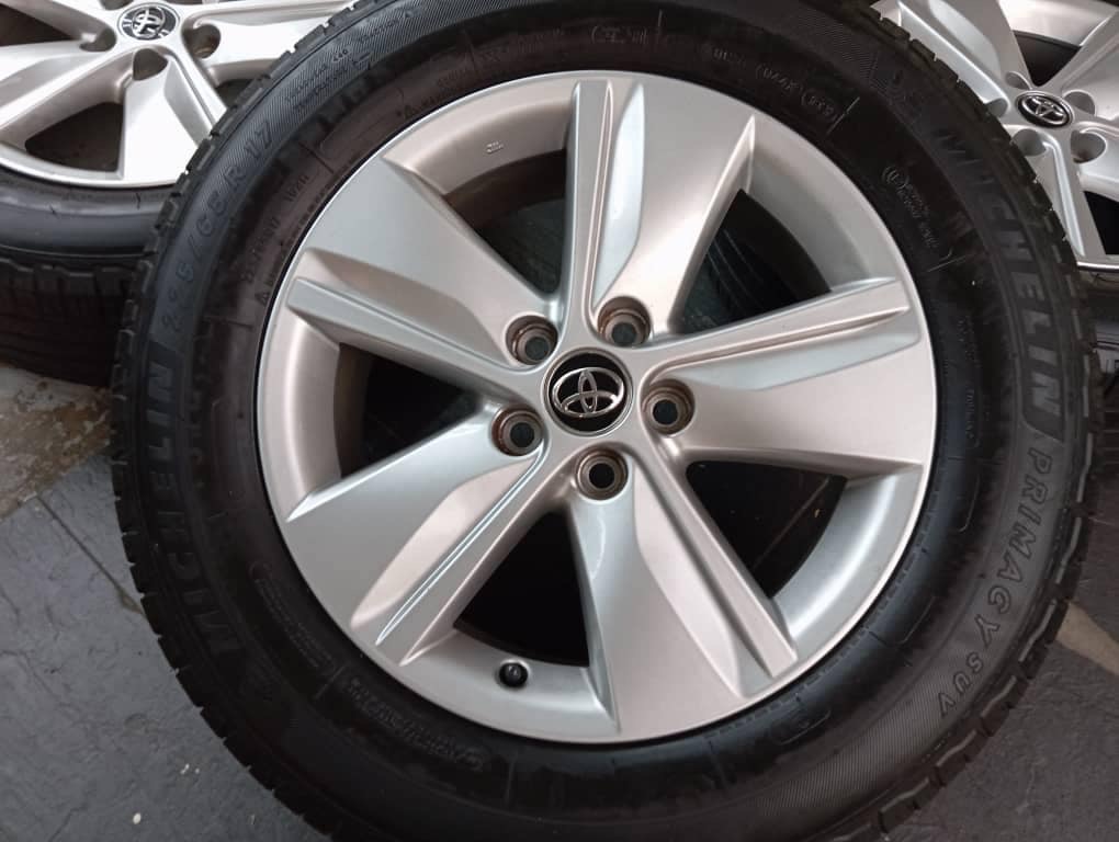SPORT Rim TOYOTA ORI 17" TYRE MICHELIN SUV 85% VELLFIRE ALPHARD ESTIMA ...