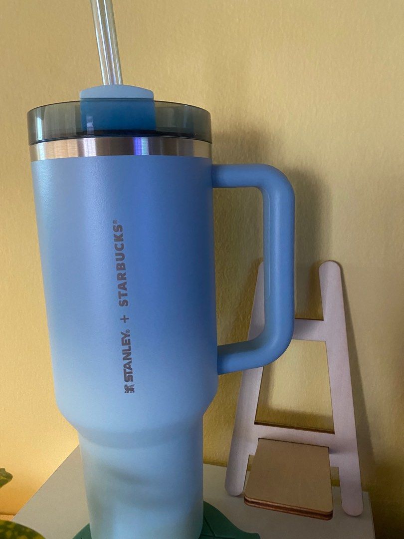 Starbucks x Stanley Dusty Blue 40oz, Furniture & Home Living ...