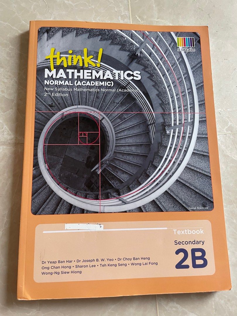 Think! Mathematics Textbook 2B on Carousell