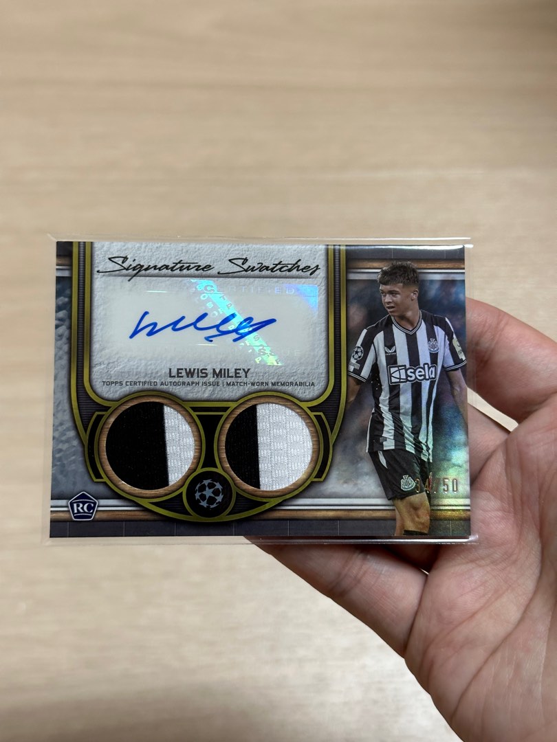 Topps Museum Collection UEFA Champions League 2023/24 Lewis Miley ...