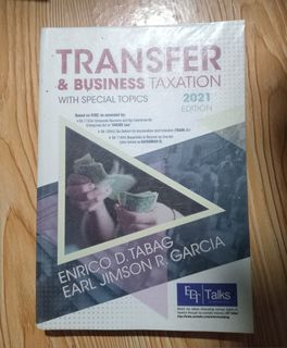 TRANSFER AND BUSINESS TAXATION 2023, Hobbies & Toys, Books & Magazines ...