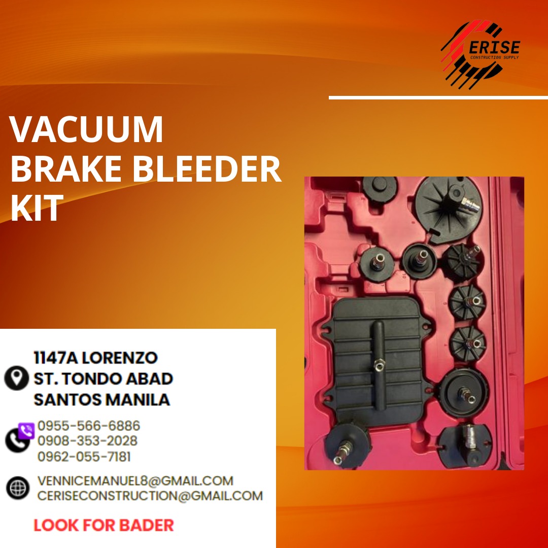 VACUUM BRAKE BLEEDER KIT, Commercial & Industrial, Construction ...