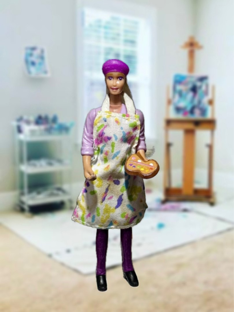 VINTAGE | 1999 Painter Artist Barbie, Hobbies & Toys, Memorabilia ...