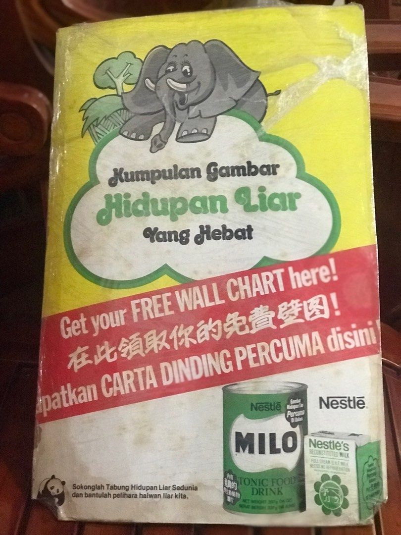 Wall Chart Milo, Hobbies & Toys, Collectibles & Memorabilia, Vintage ...