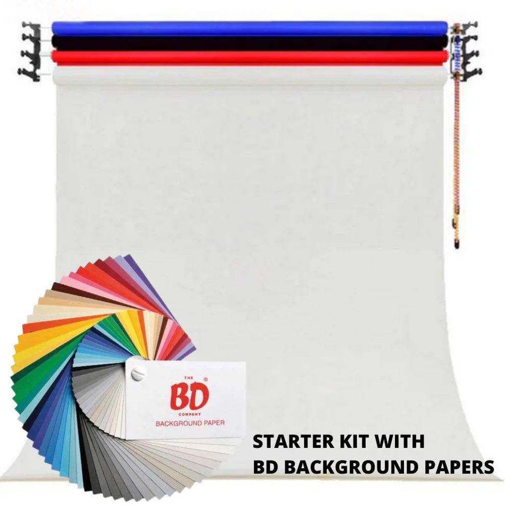 Wall Mounted Manual Chain Backdrop with 4 Roller, Photography ...