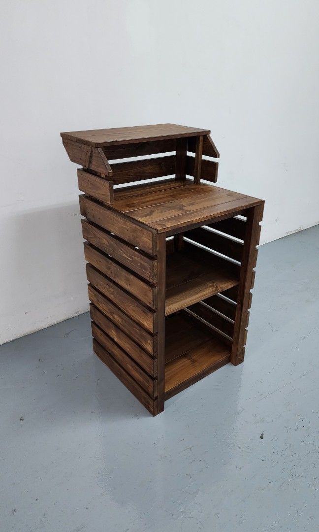 Customise Wooden Cashier Counter, Reception Table, Furniture & Home ...