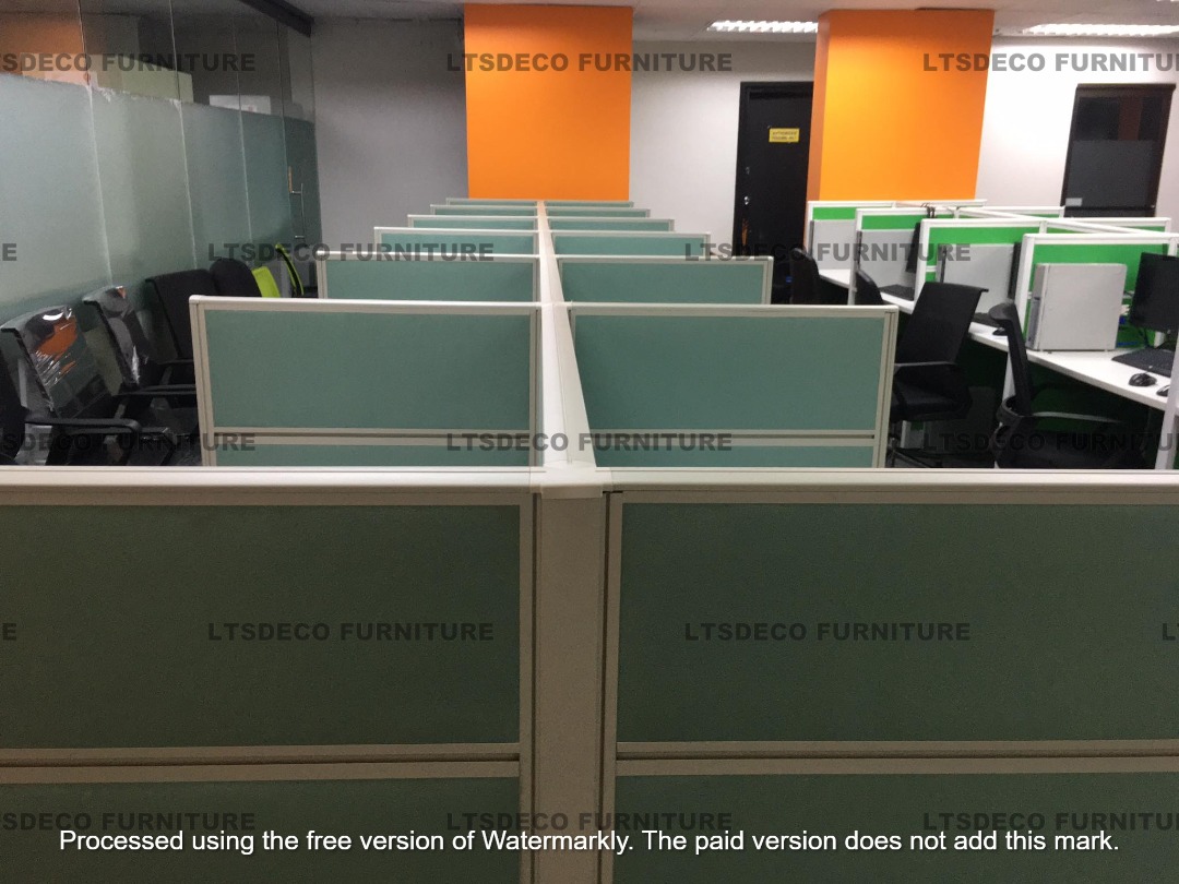 workstation bpo table office partition furnitures, Furniture & Home ...