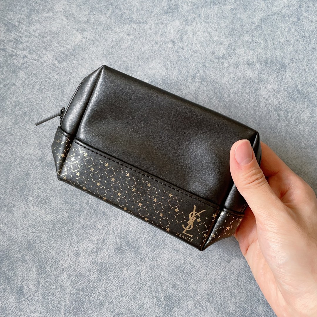 YSL Holiday Pouch Makeup Pouch with Zip, Women's Fashion, Bags ...
