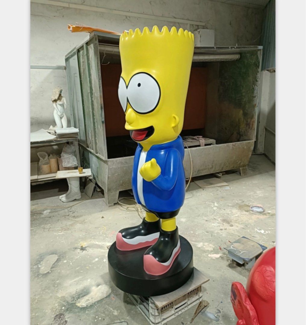 150cm Simpson Figure Statue Sculpture Life Size Cartoon Character Art ...