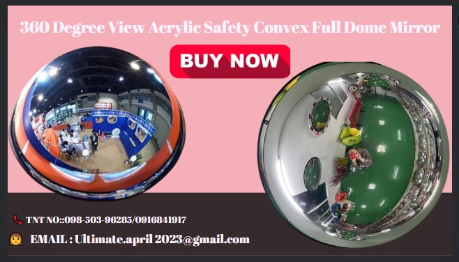 360 Degree View Acrylic Safety Convex Full Dome Mirror, Furniture ...