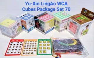7⃣1⃣💜 Rubiks Cube BRAND NEW Set 71 Shengshou Package of 7 WCA Cubes for ...