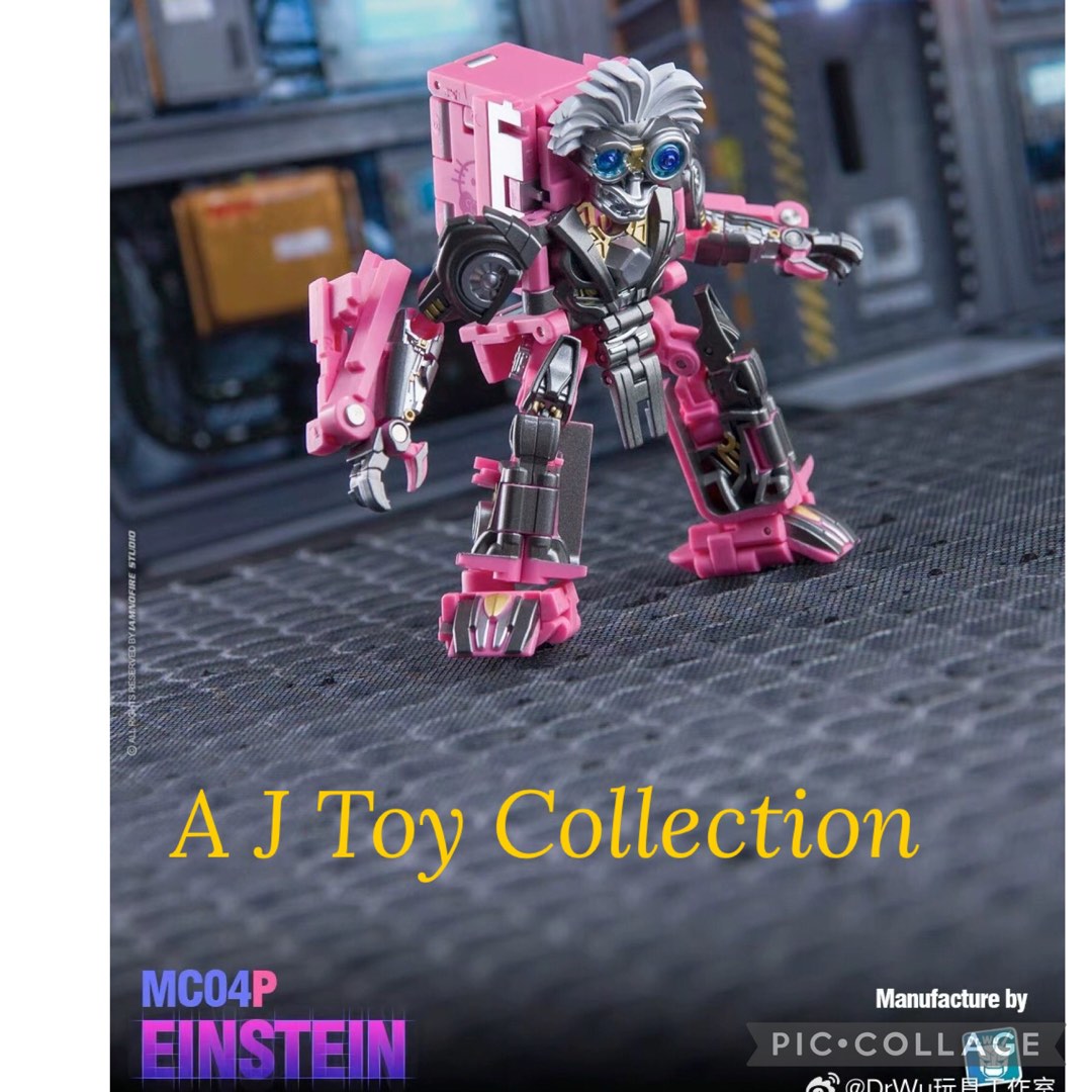 [ In Stock ] Transformers Dr Wu MC04P MC-04P Einstein Pink Colour ...