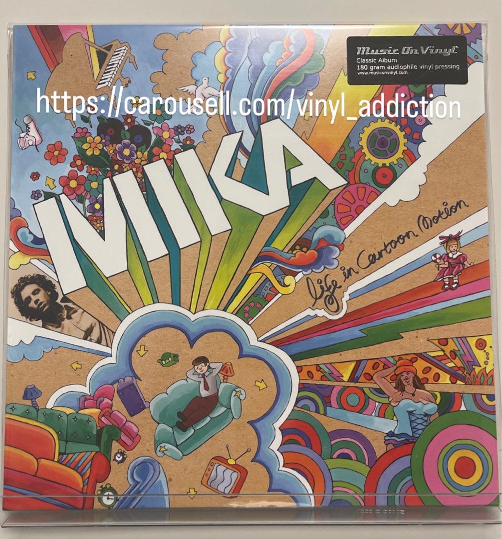 [新到現貨] Mika - Life in Cartoon Motion 180g vinyl 1 LP 黑膠 Love Today ...