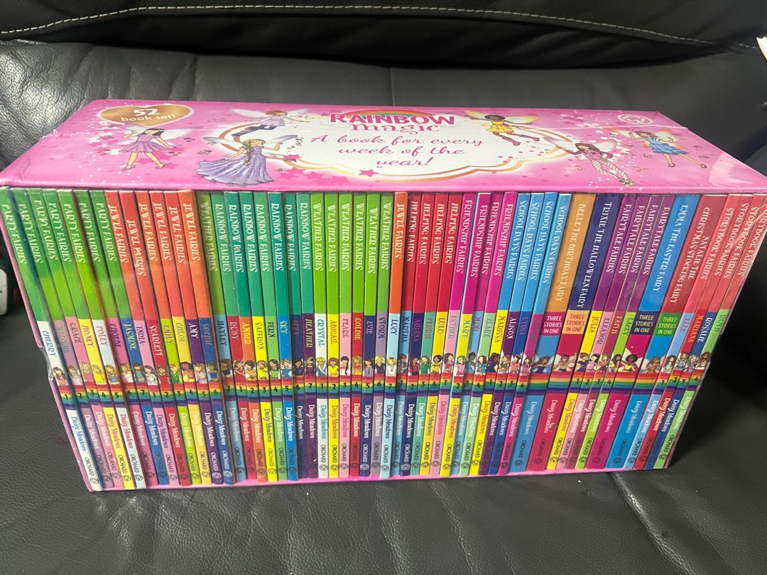 【現貨】A Year of Rainbow Magic Books Collection Boxed 52 Books Set 英文童書 ...
