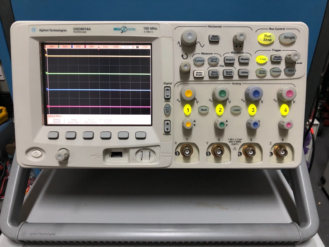 Agilent DSO6014A 100MHz, 4-Channel, 2GSa/s, 8 Mpts Digital Storage ...