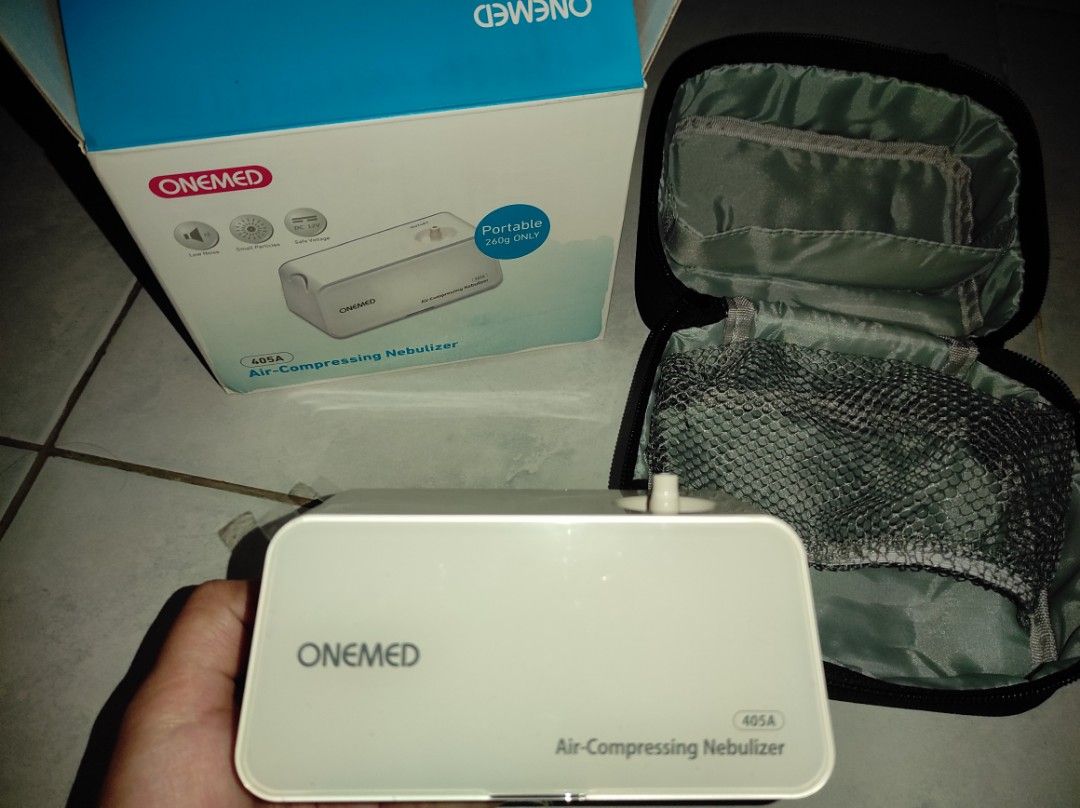ALAT NEBULIZER ION 405A ONEMED ALAT UAP TERAPI PERNAFASAN Air ...