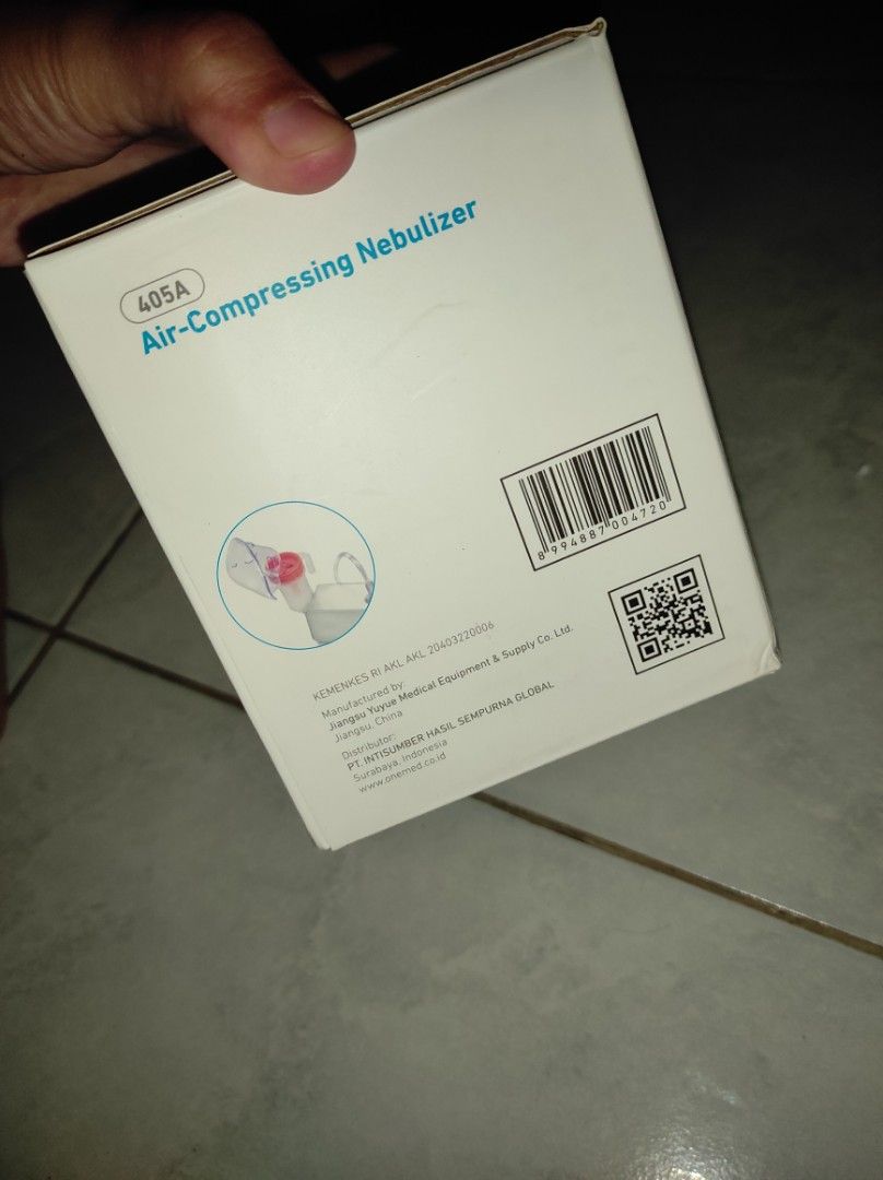 ALAT NEBULIZER ION 405A ONEMED ALAT UAP TERAPI PERNAFASAN Air ...