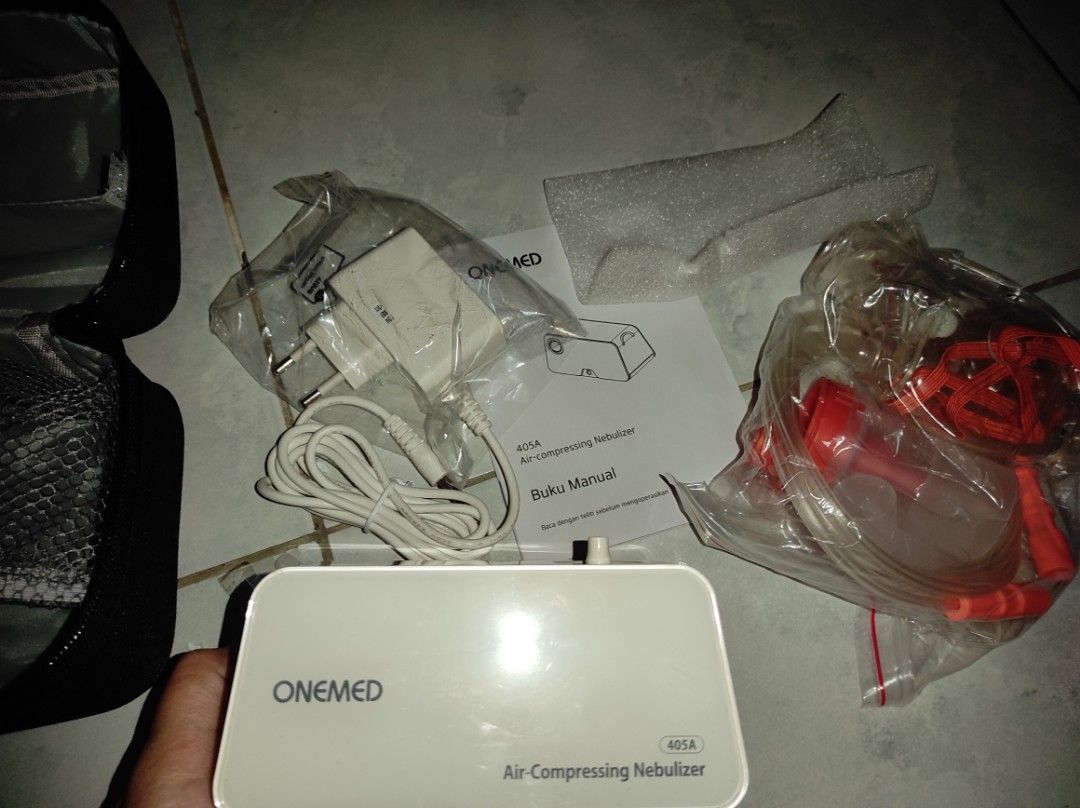 ALAT NEBULIZER ION 405A ONEMED ALAT UAP TERAPI PERNAFASAN Air ...