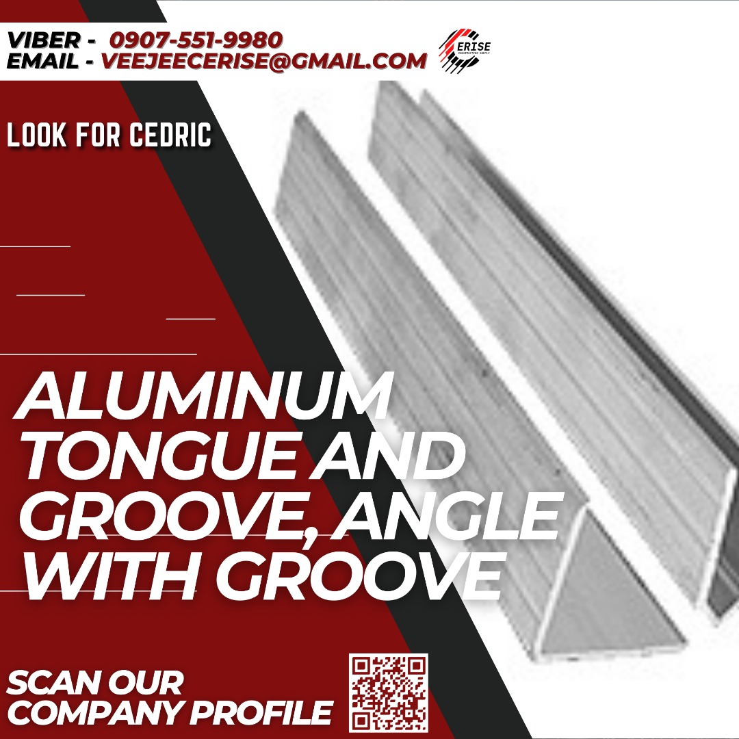 ALUMINUM TONGUE AND GROOVE, ANGLE WITH GROOVE, Commercial & Industrial ...