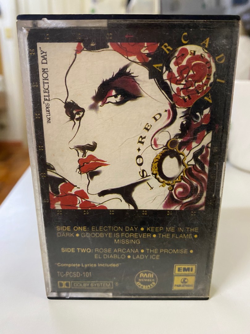 ARCADIA - SO RED THE ROSE - Philippines Original New Wave Duran Duran ...