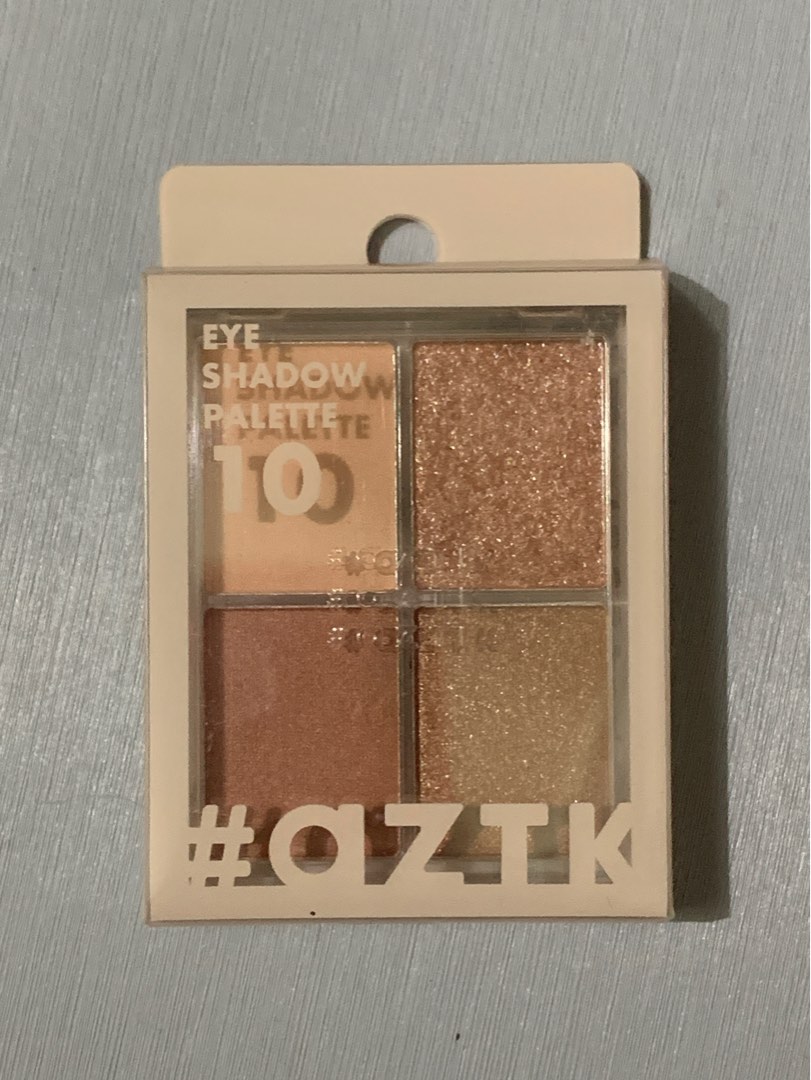 #AZTK 4 Color Eyeshadow Palette (10 Shulkmaron), Beauty & Personal Care, Face, Makeup on Carousell