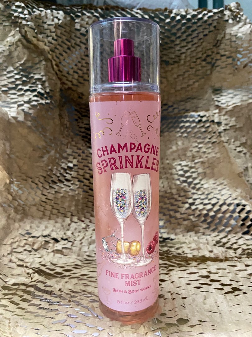 Bbw champagne sprinkle body mist bath and body works, Beauty & Personal ...