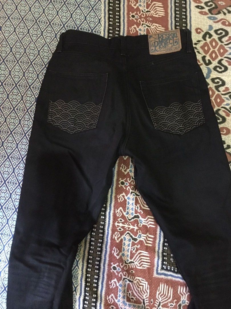 Bespoke Projects Denim, Fesyen Pria, Pakaian , Bawahan di Carousell