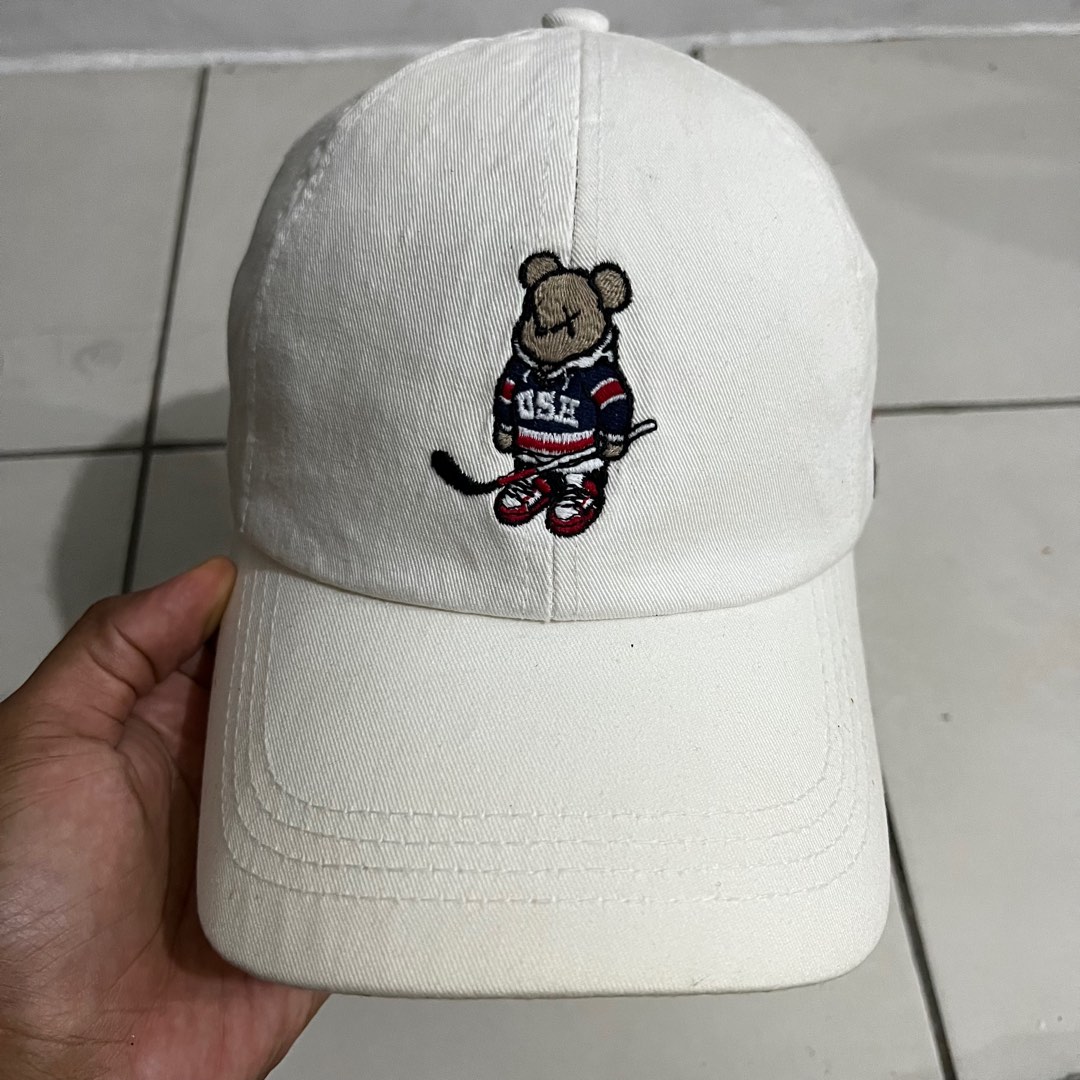 Be@Toy Bearbrick Kaws Usa Hockey team osfm adjustable, Women's Fashion, Watches & Accessories ...
