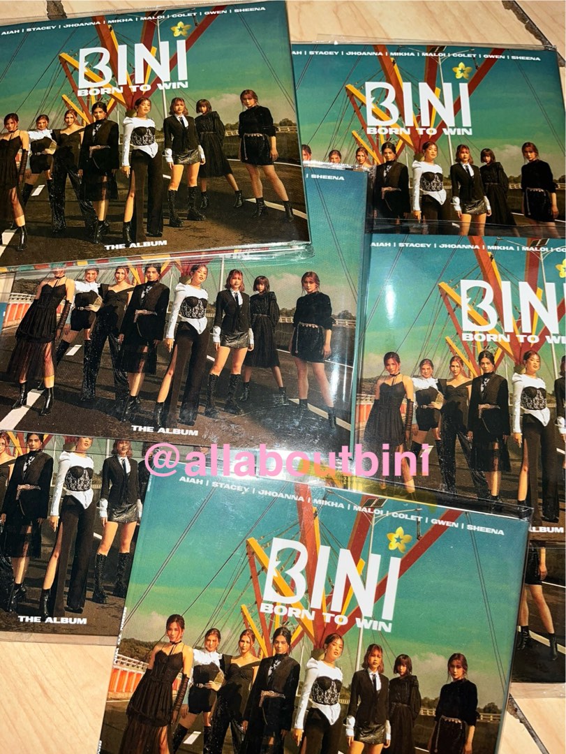 BINI 'BORN TO WIN' ALBUM, Audio, Portable Audio Accessories on Carousell