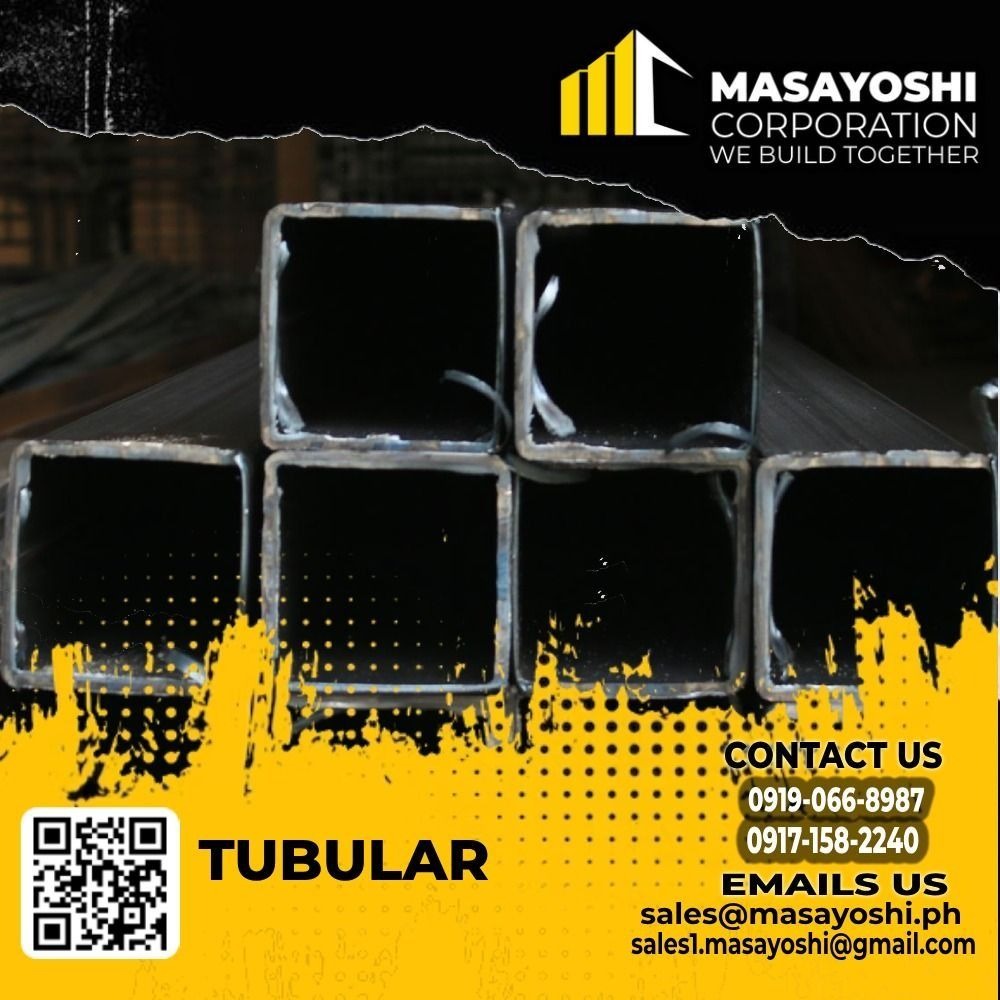 BLACK IRON TUBULAR 2X2X2MMX6M | Masayoshi Corporation | I Beam ...
