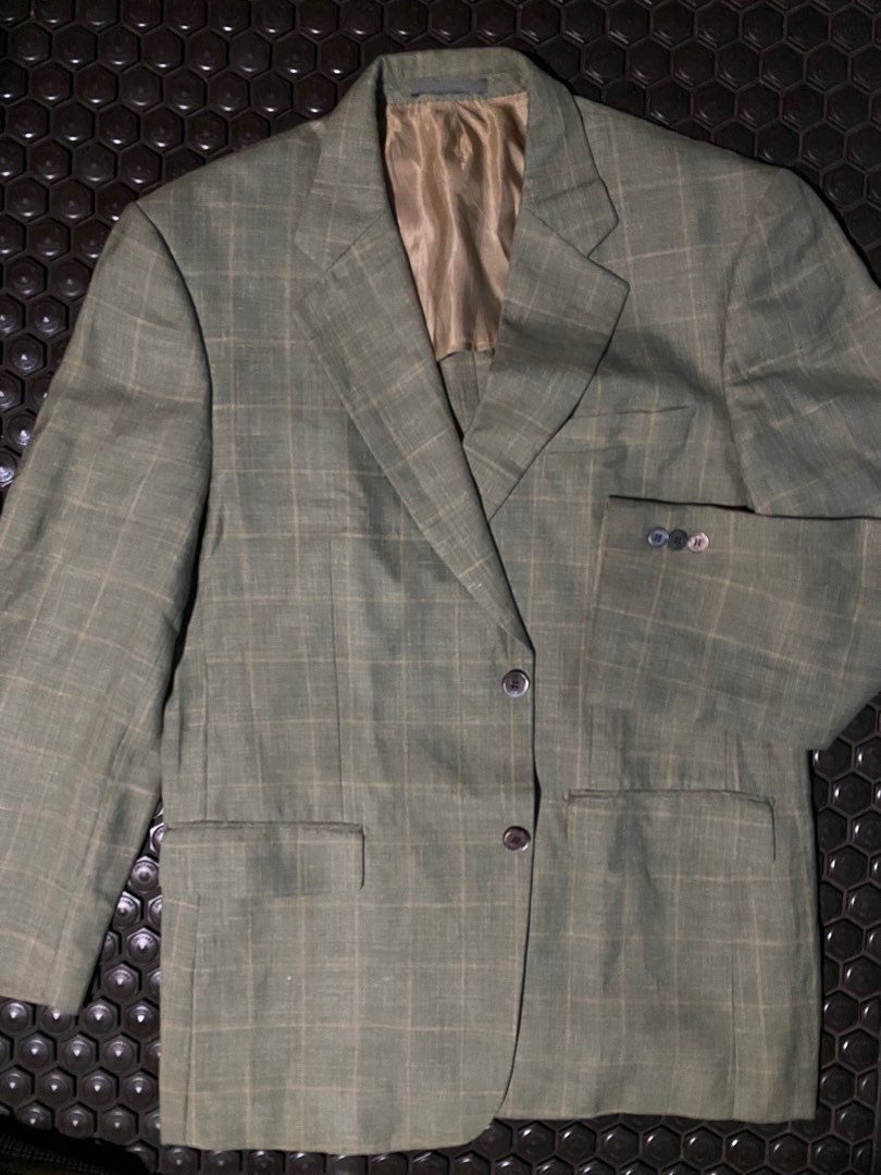 Blazer YSL YVES SAINT LAURENT not GUCCI LV DIOR, Fesyen Pria, Pakaian ...