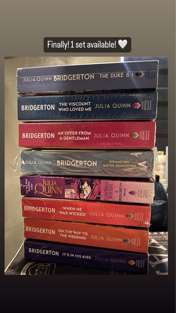 BRAND NEW ORIGINAL BRIDGERTON SET, Hobbies & Toys, Books & Magazines ...