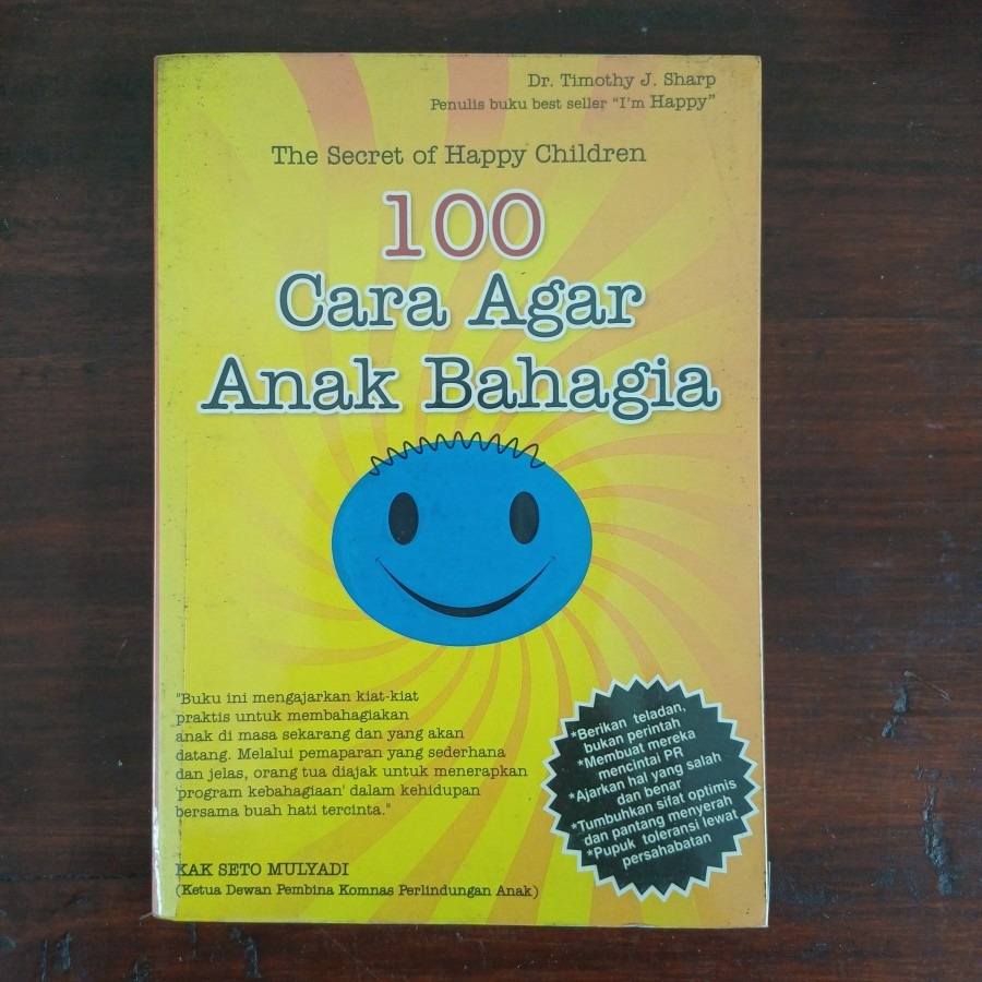 Buku Ori 100 CARA AGAR ANAK BAHAGIA - TIMOTHY J SHARP, Buku & Alat Tulis, Buku di Carousell