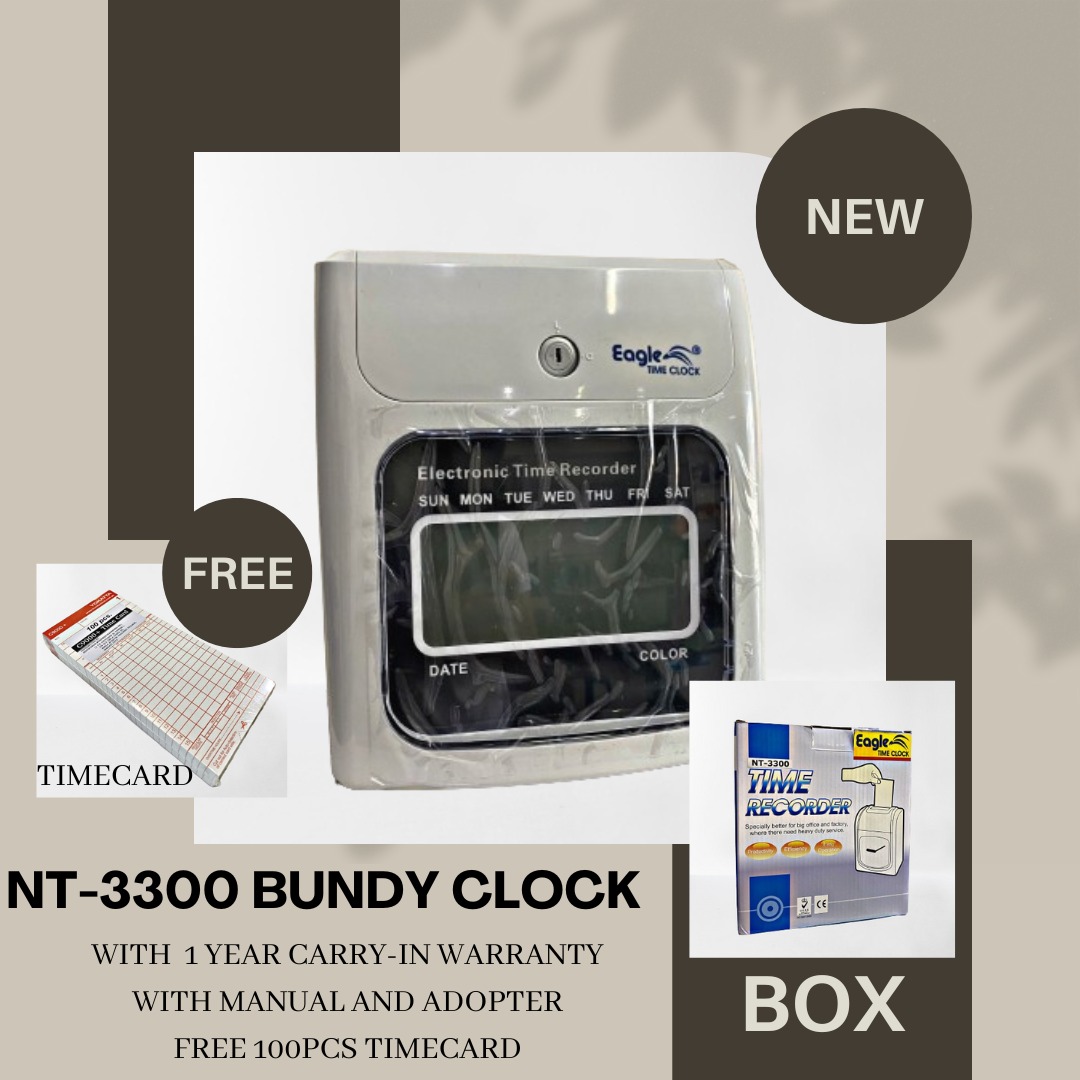 Bundy Clock Time Recorder Machine, Furniture & Home Living, Home Decor ...