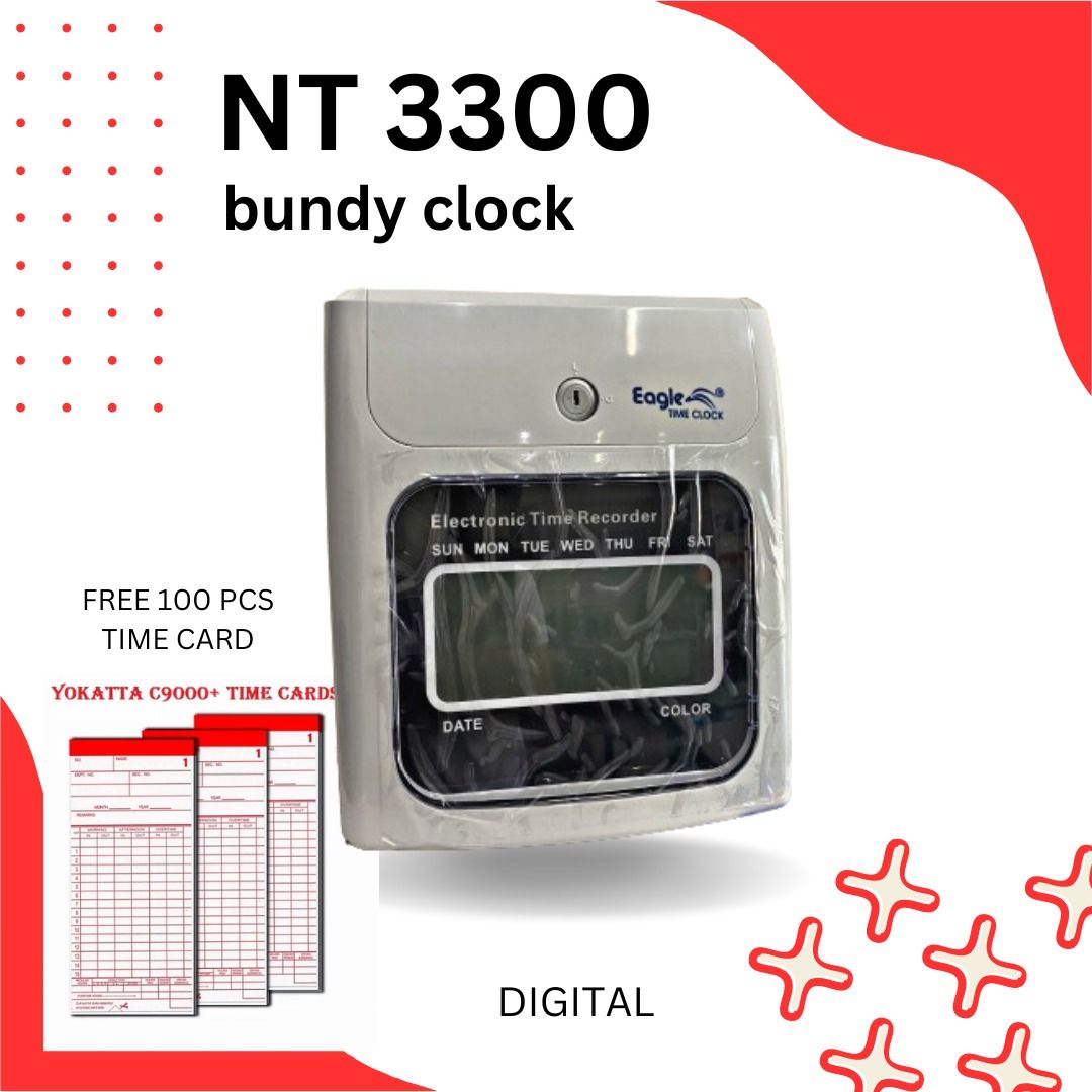Bundy Clock Time Recorder Machine, Furniture & Home Living, Home Decor ...