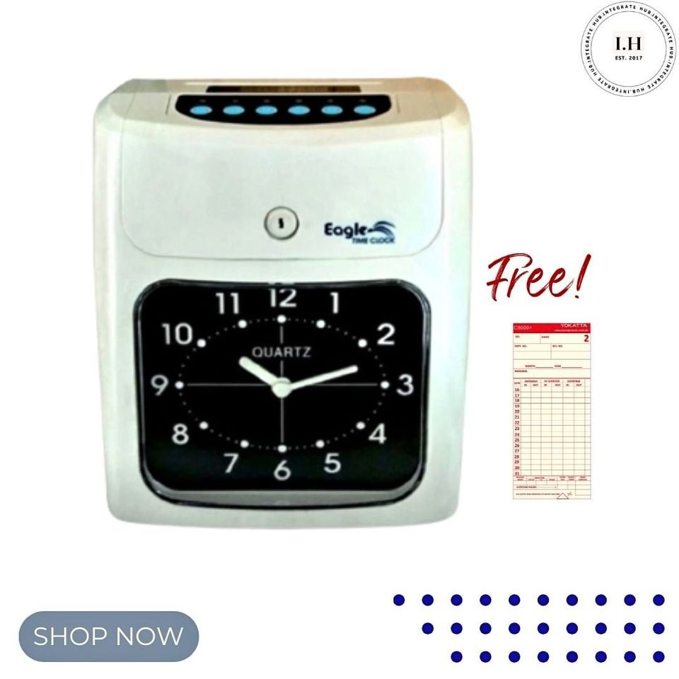 Bundy Clock Time Recorder Machine, Furniture & Home Living, Home Decor ...