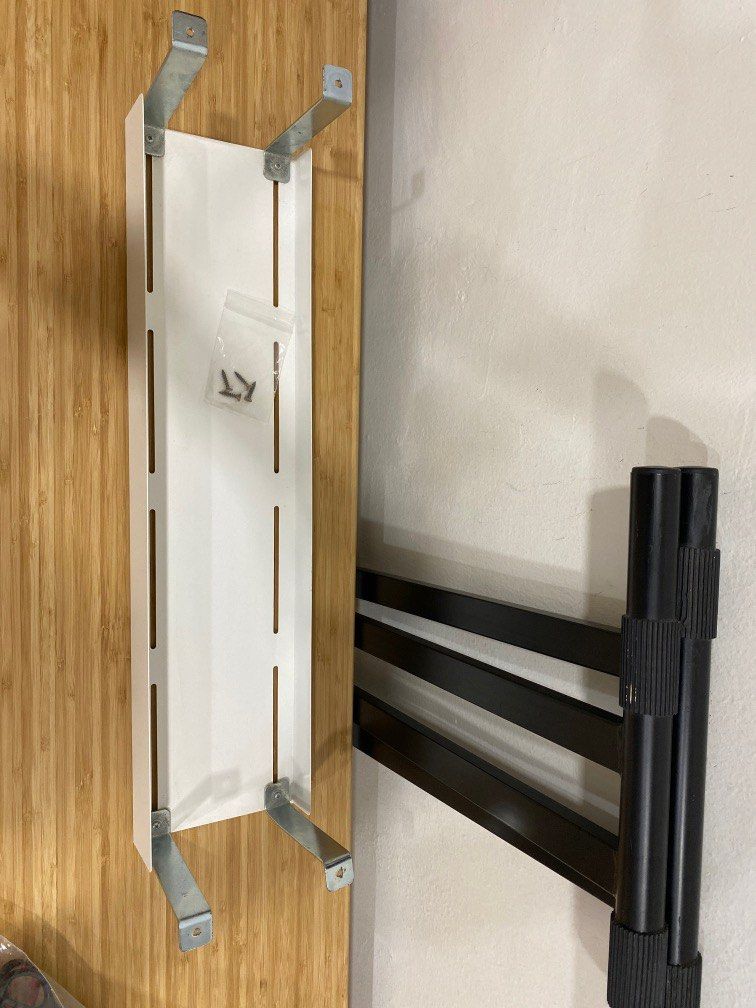 Cable tray under table, Furniture & Home Living, Furniture, Tables ...