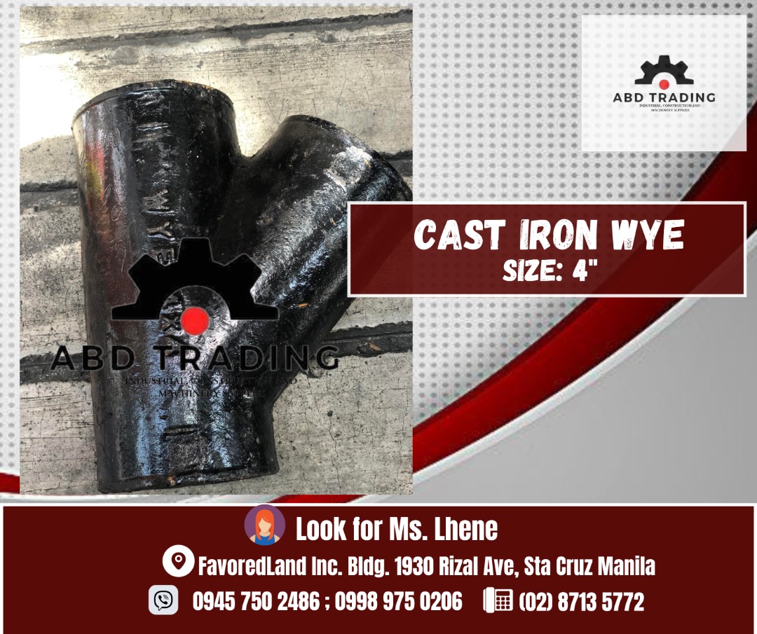 CAST IRON WYE, Commercial & Industrial, Construction Tools & Equipment ...