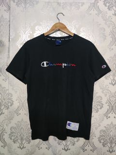 Champion embroidered script, Men's Fashion, Tops & Sets, Tshirts & Polo ...