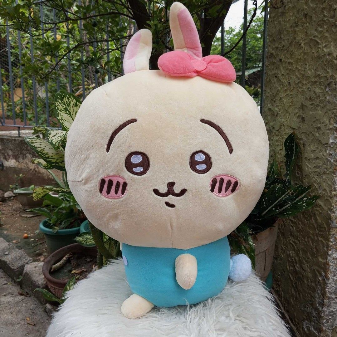 Chiikawa x Sanrio Characters Usagi Hello Kitty Big Plush Toy Japan ...