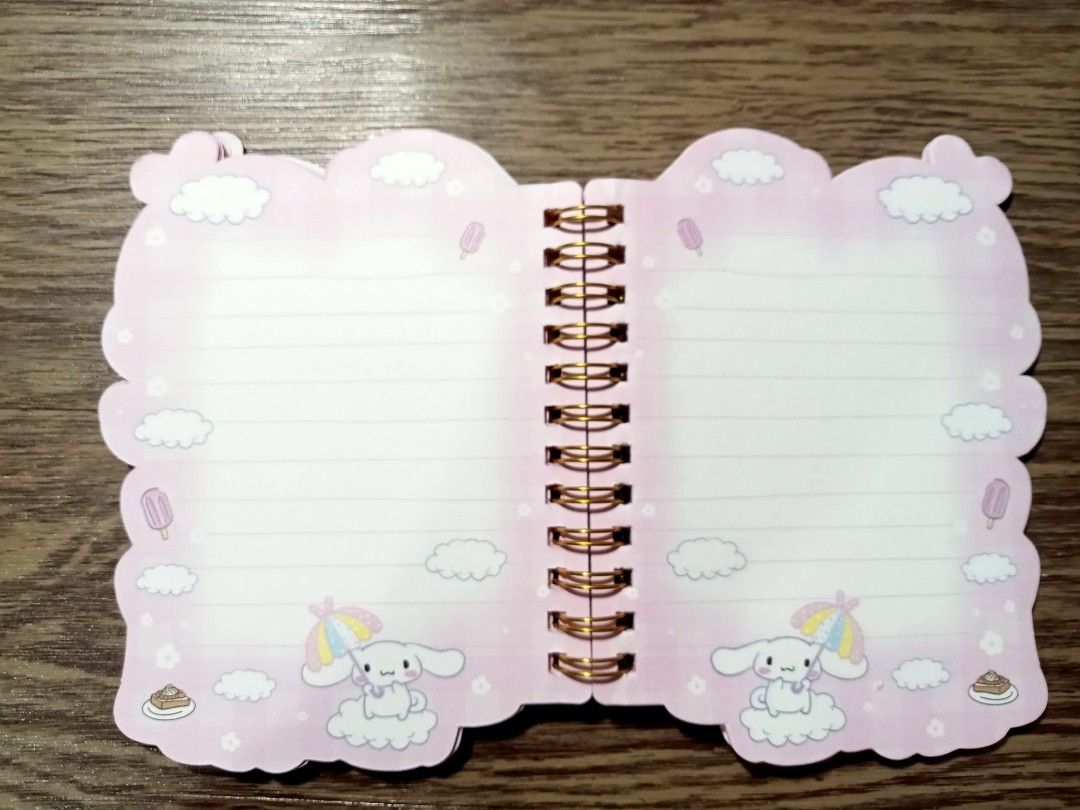 CINNAMOROLL NOTEPAD, Hobbies & Toys, Stationary & Craft, Craft Supplies ...