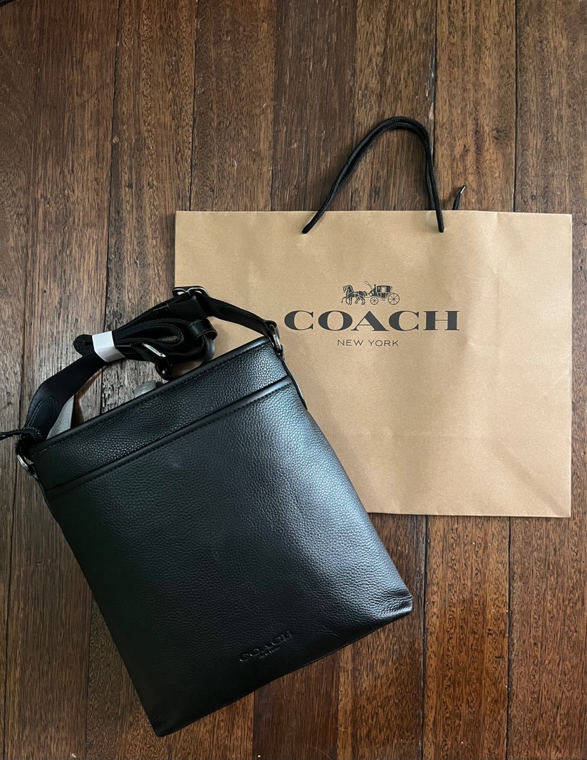 COACH Gotham Slim Crossbody Bag, Men's Fashion, Bags, Sling Bags on ...
