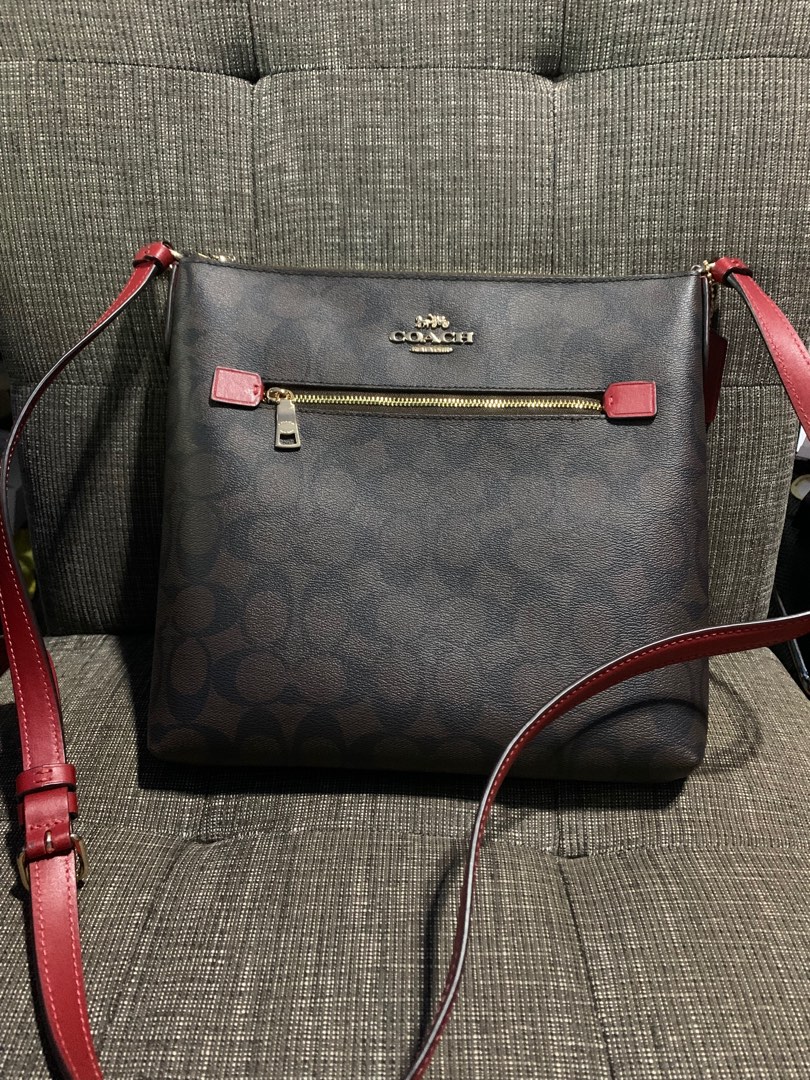 Coach Signature Rowan File Bag, Women's Fashion, Bags & Wallets, Purses ...