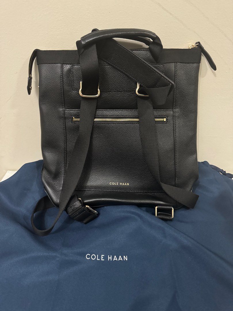 Cole Haan Ambition Small Convertible Backpack, Women's Fashion, Bags ...