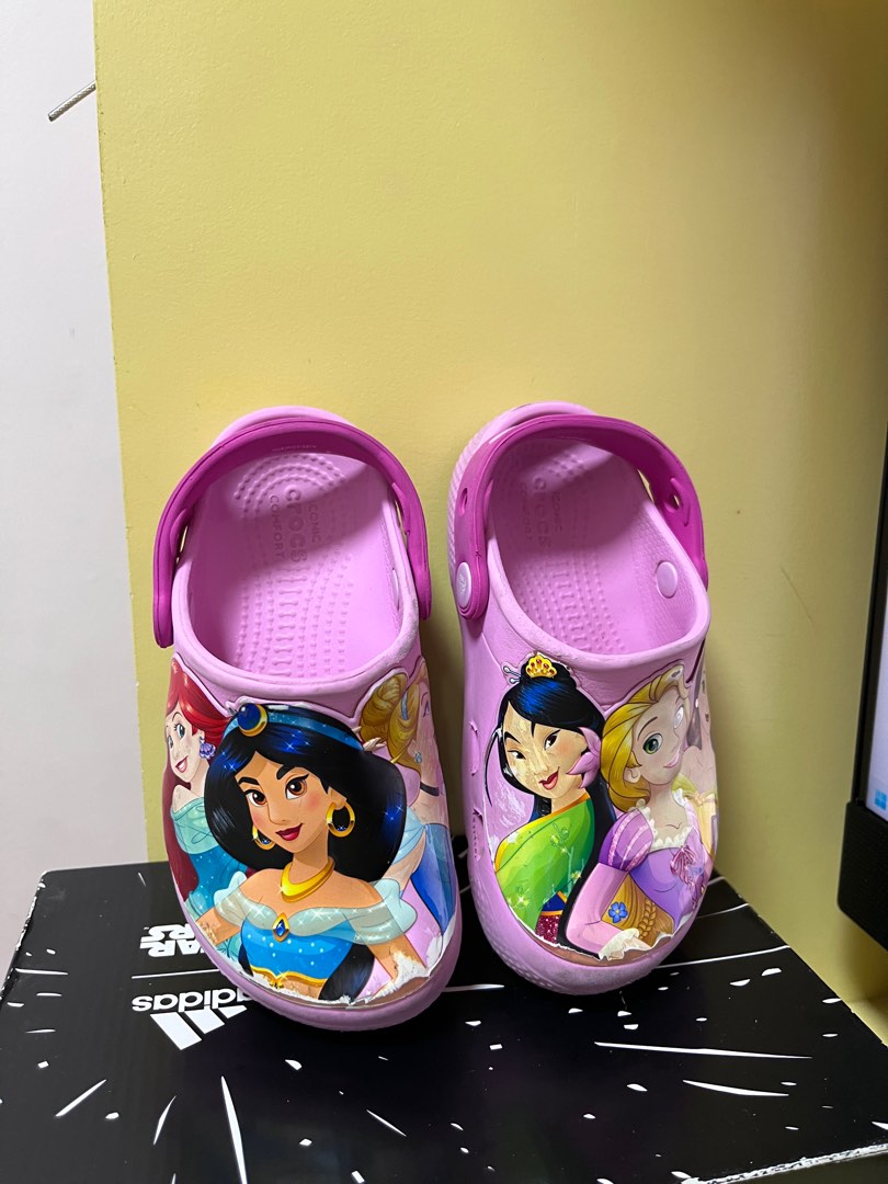 Crocs Disney Princess C10, Babies & Kids, Babies & Kids Fashion on ...