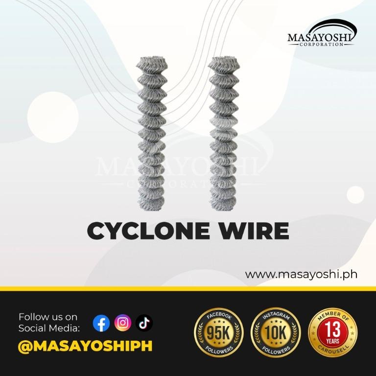 Cyclone Wire 2.1 x 2 x 2 x 6m 3ft | Cyclone Fence | Hurricane Fence ...